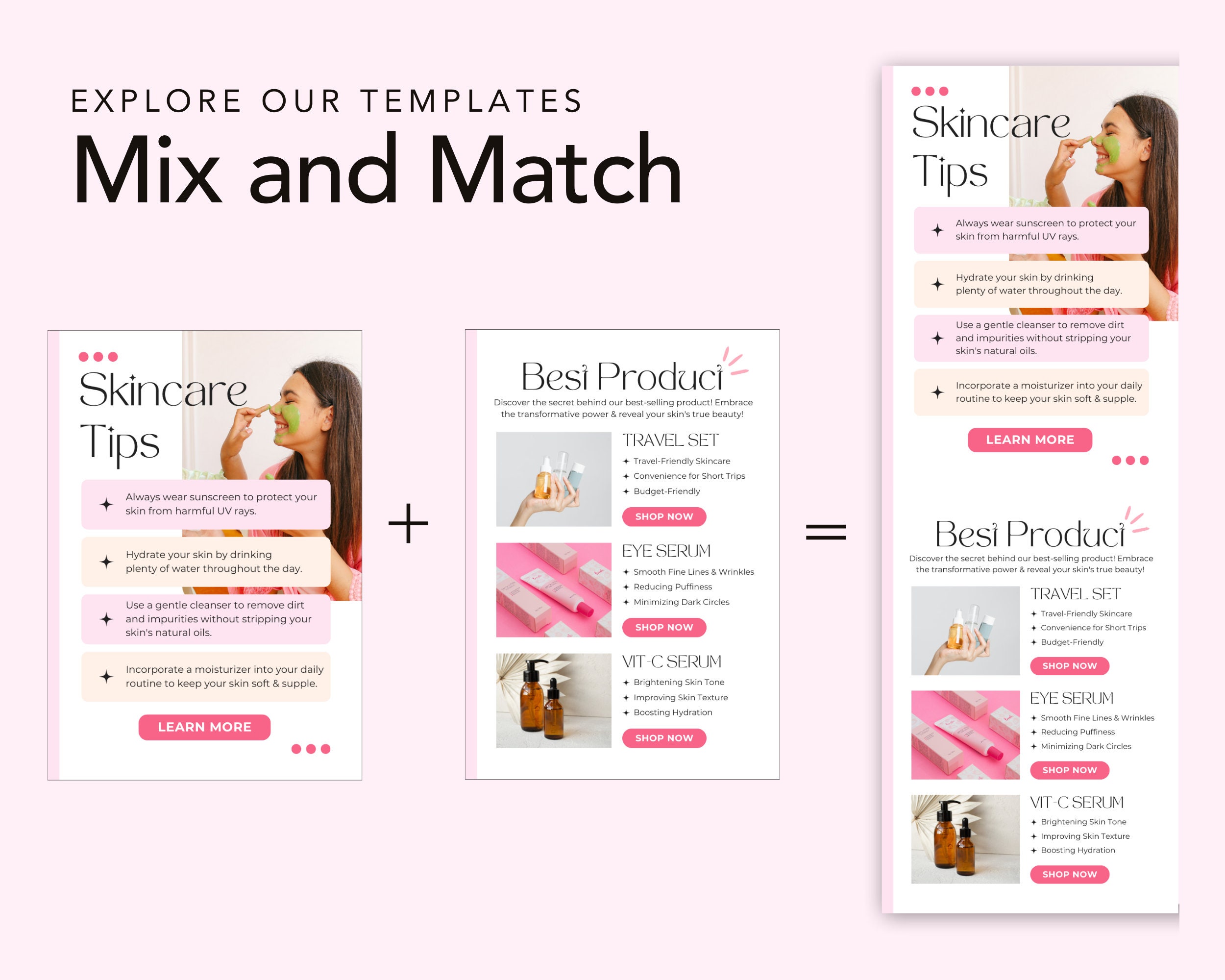 Editable Email Template, Esthetician Email Template, Beauty Email ...