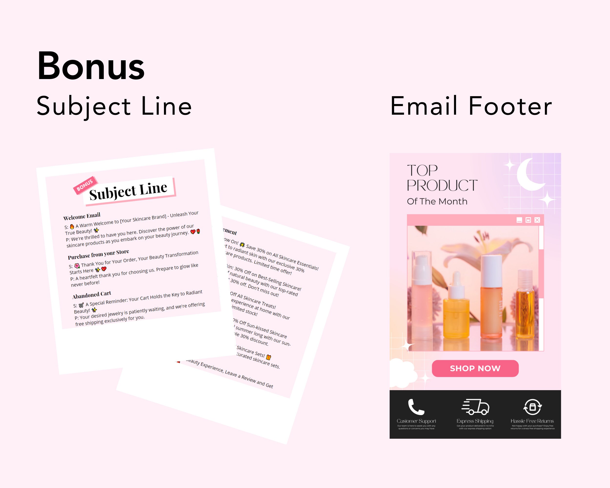 Editable Email Template, Esthetician Email Template, Beauty Email ...