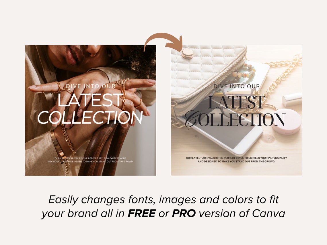 30 Jewelry Instagram Post Template, Jewelry Store Marketing, Jewelry ...