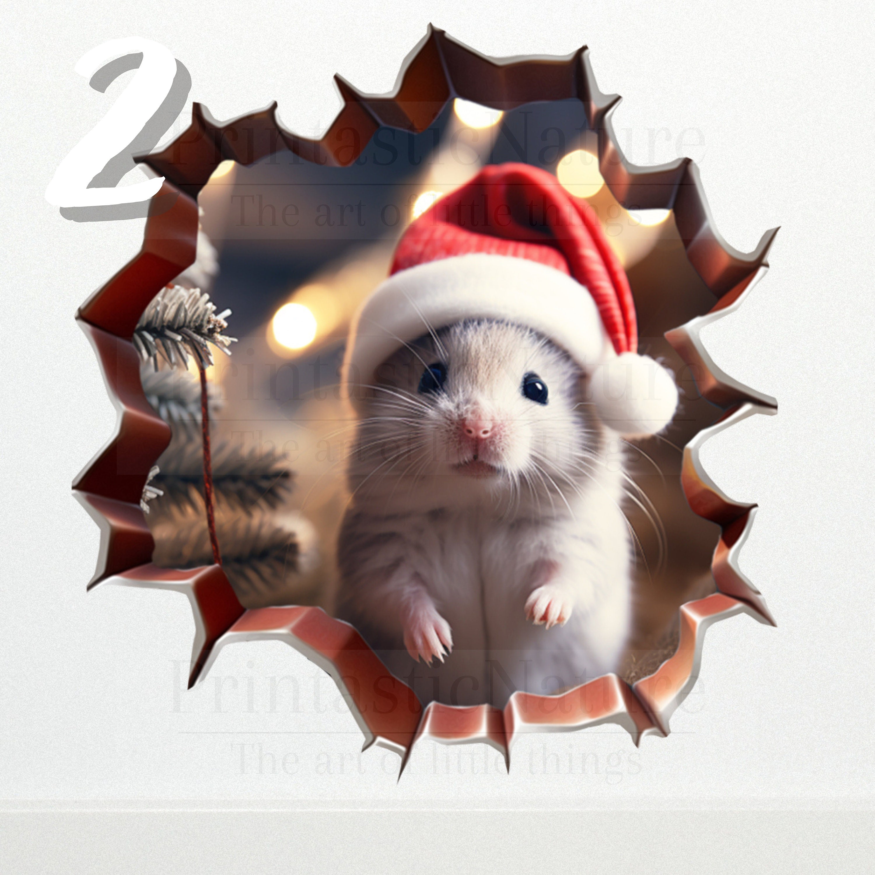 Mouse Hole 3D Wall Sticker, Teacher Gift, Book Lover, Mouse Reading ...