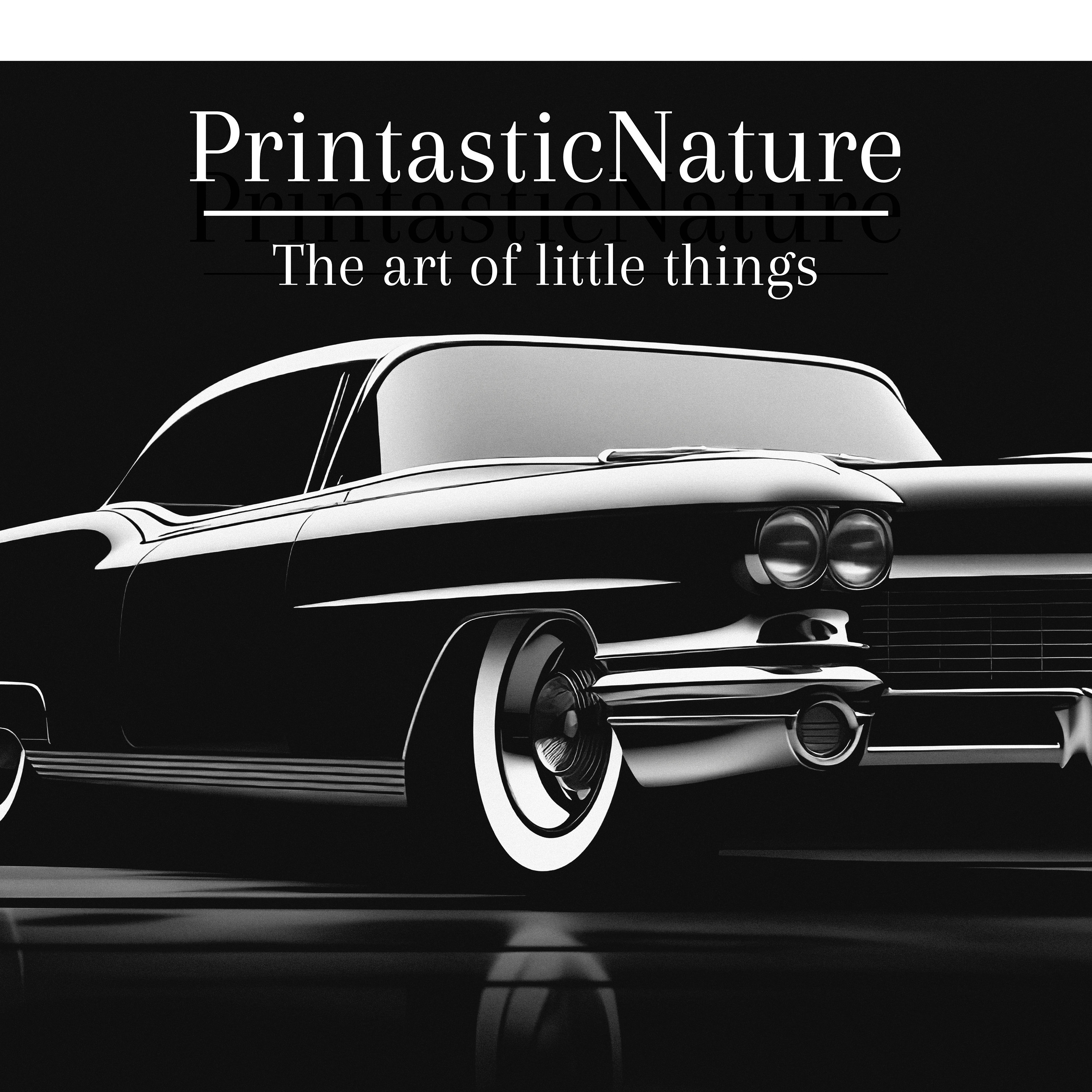 Black Cadillac Deville Luxury Poster Art, Museum Quality Automotive ...
