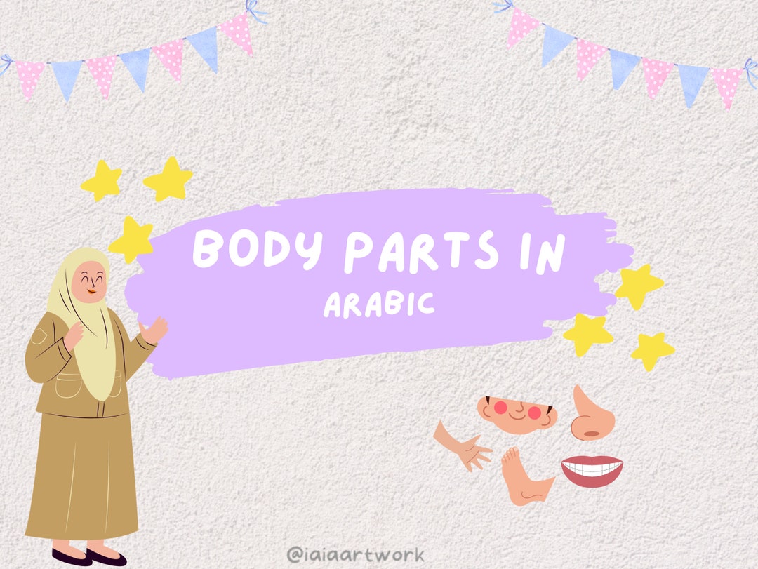 Body Parts in Arabic | Activity for Preschool - Etsy