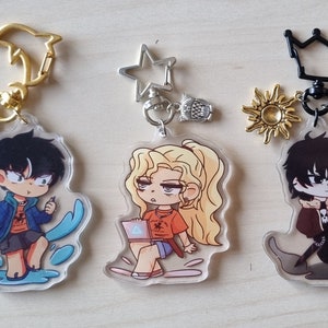Percy Jackson, Annabeth Chase and Nico Di Angelo Inspired Acrylic ...