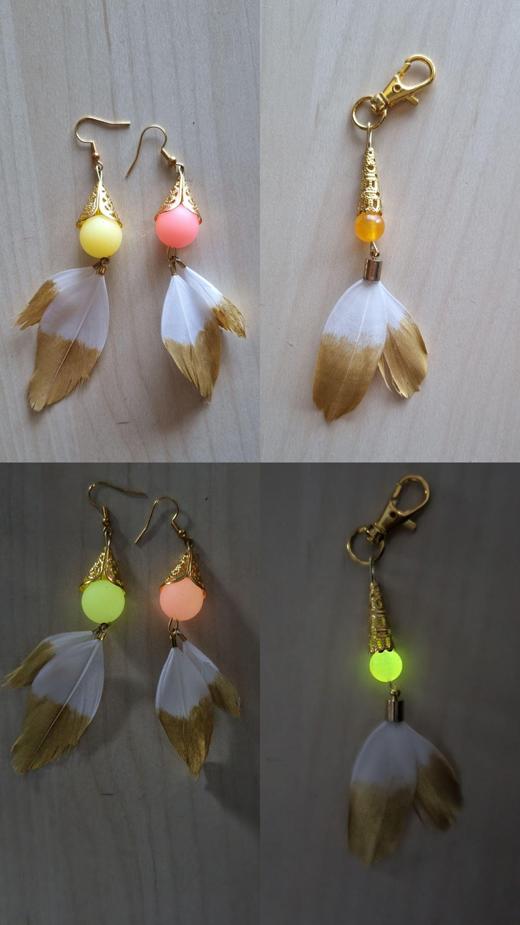 Genshin Impact Male Traveler Aether Glow in the Dark Inspired Earring ...