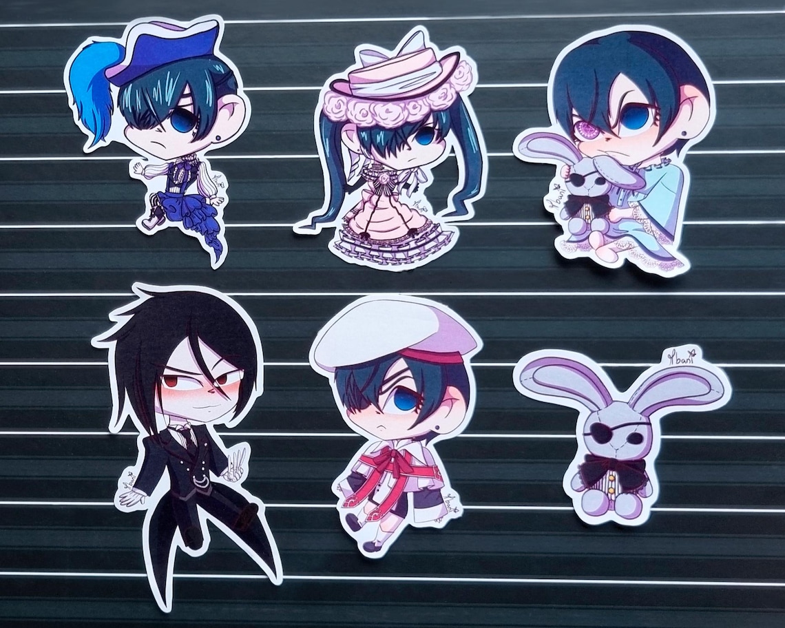 Kuroshitsuji Black Butler Ciel Phantomhive, Sebastian and Bitter Rabbit ...