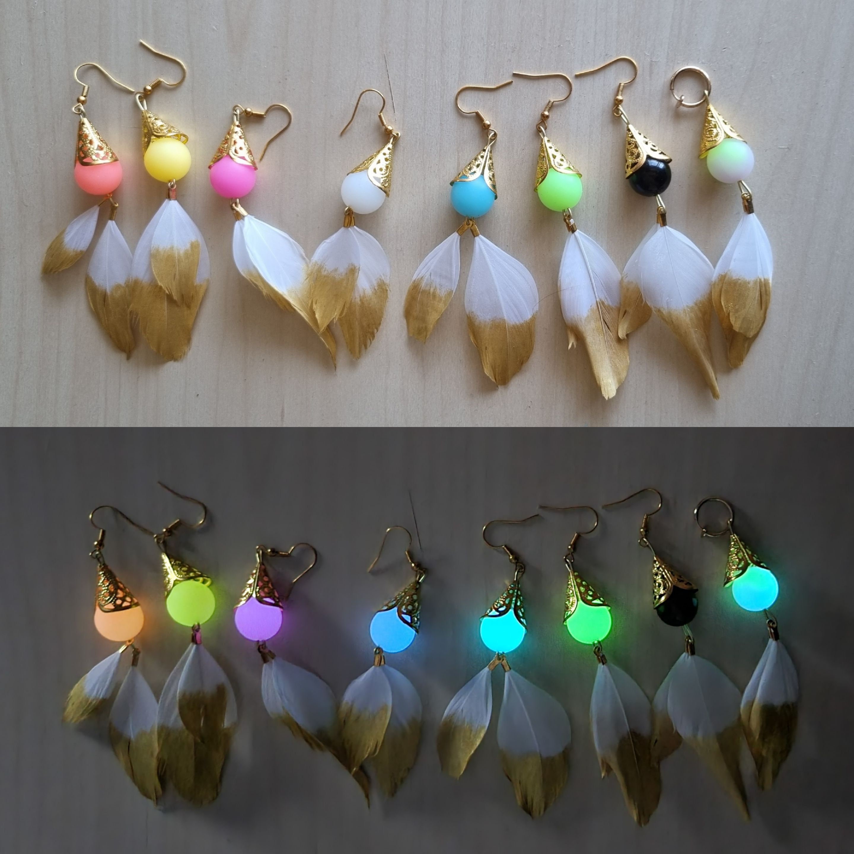 Genshin Impact Male Traveler Aether Glow in the Dark Inspired Earring ...