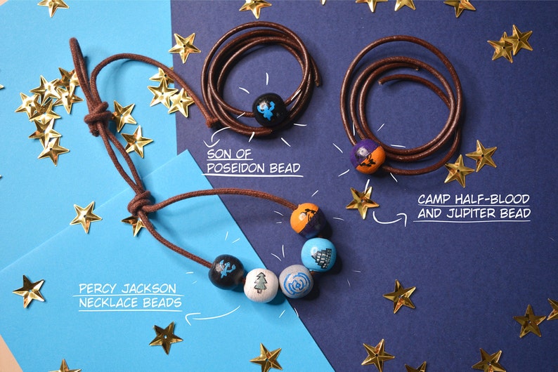 Camp Half Blood Percy Jackson Bead Necklace - Etsy