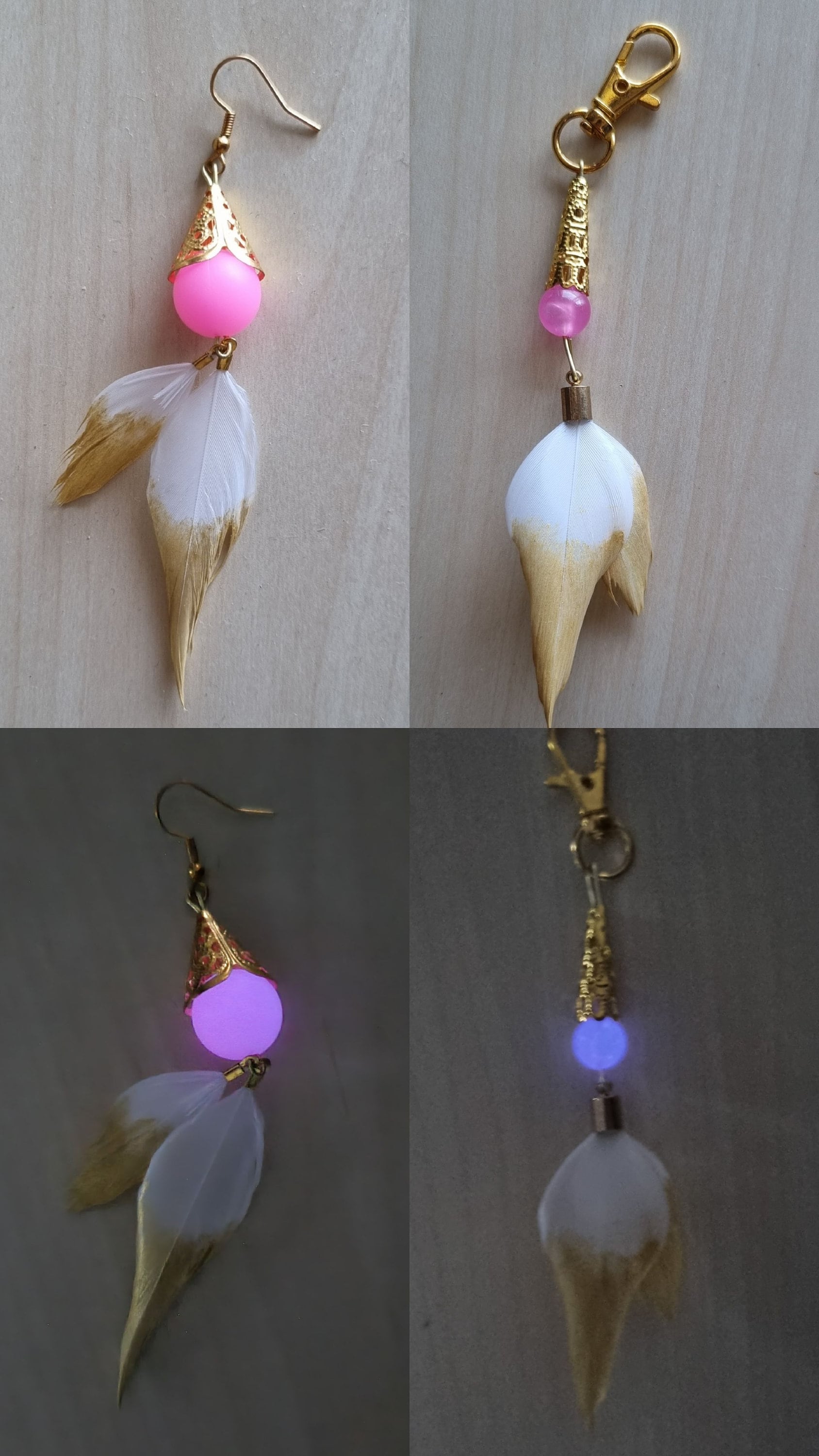 Genshin Impact Male Traveler Aether Glow in the Dark Inspired Earring ...