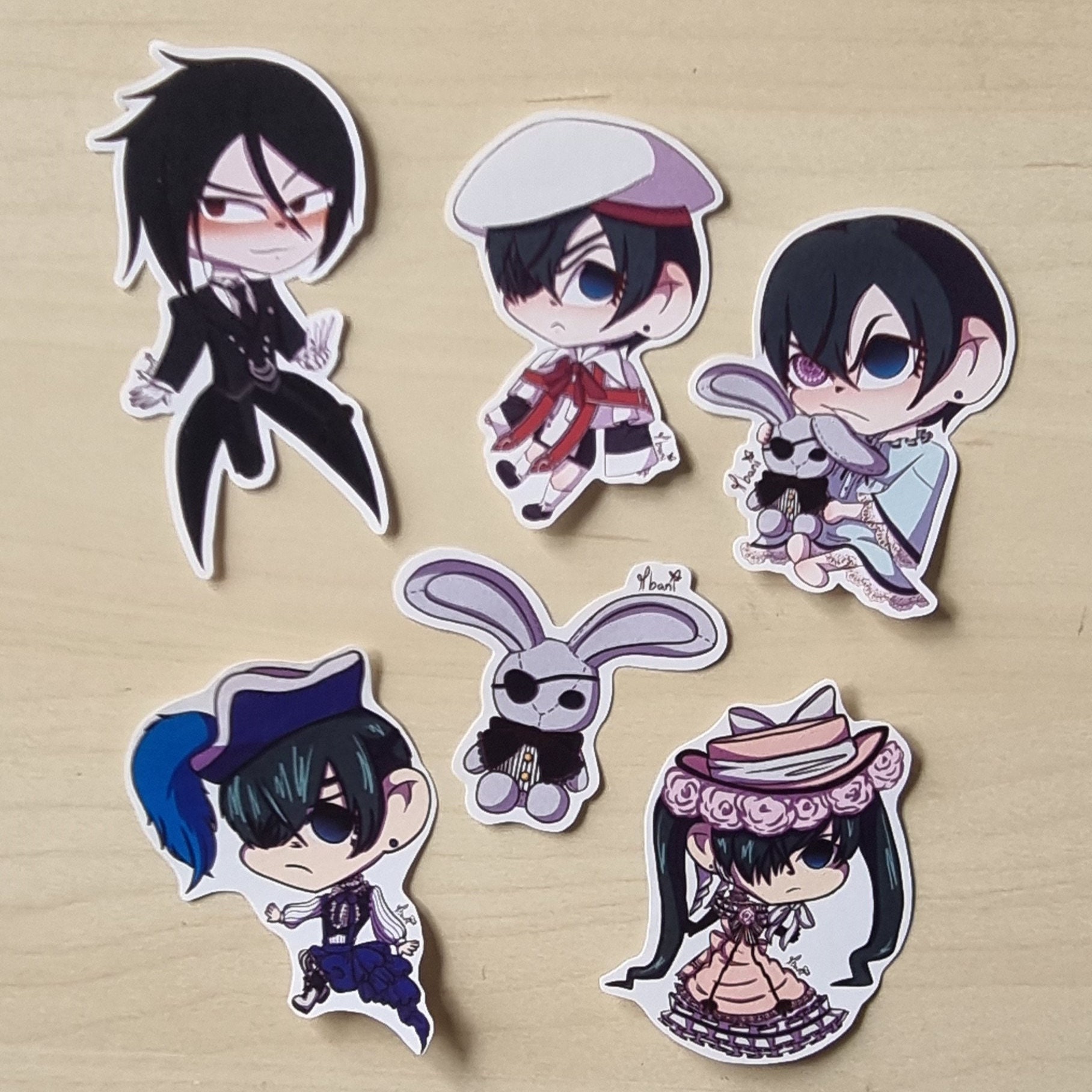 Kuroshitsuji Black Butler Ciel Phantomhive, Sebastian and Bitter Rabbit ...
