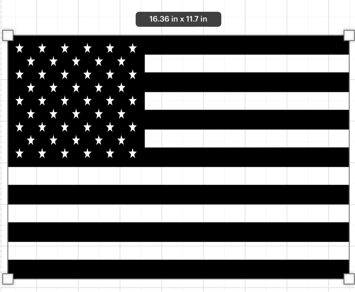 Middle Window Flag Decal - Etsy