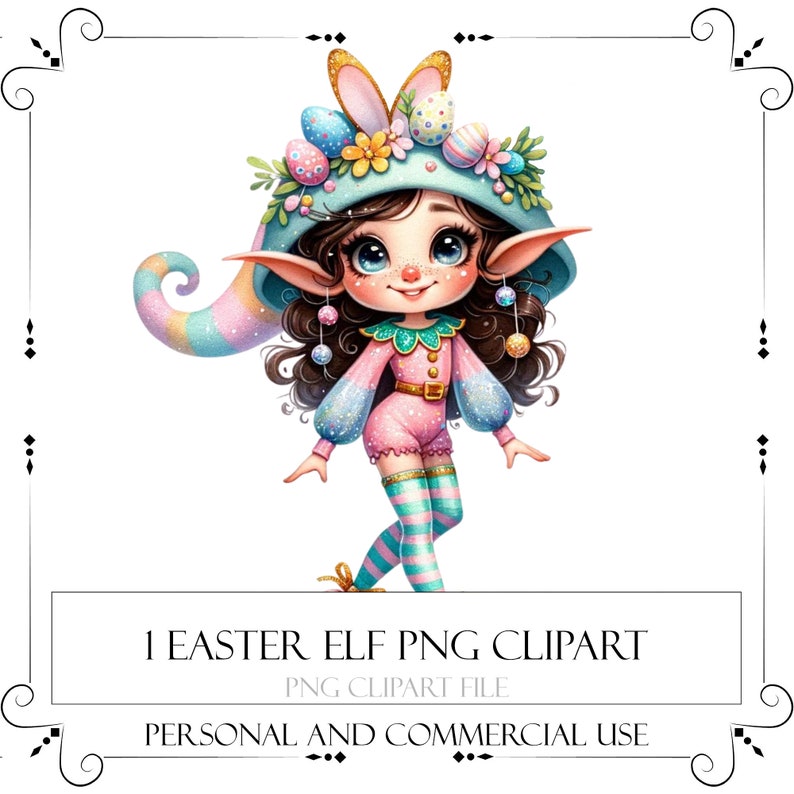 Easter Elf Clipart, Spring Gnome Png Graphics, Gnome Sublimation ...