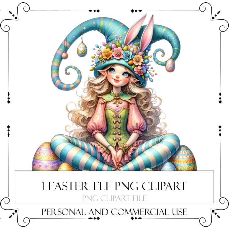 Easter Elf Clipart, Spring Gnome Png Graphics, Gnome Sublimation ...
