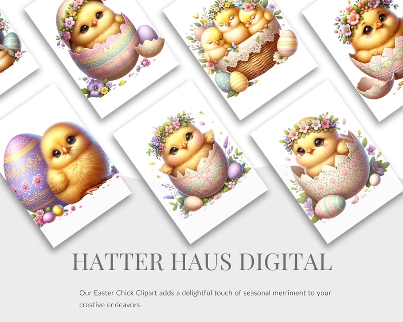 Easter Chicks Clipart Spring Clipart Easter Bunny Easter Egg Easter ...