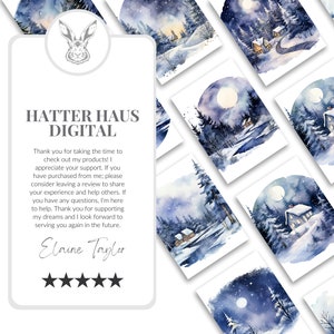 Winter Night Png Clipart Watercolor Christmas Night Png Holy Night ...