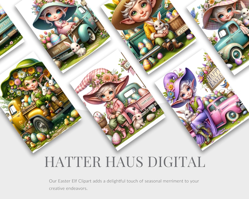 Cute Easter Elf Clipart PNG 16 PNG Images Elf Girl Easter Clipart ...