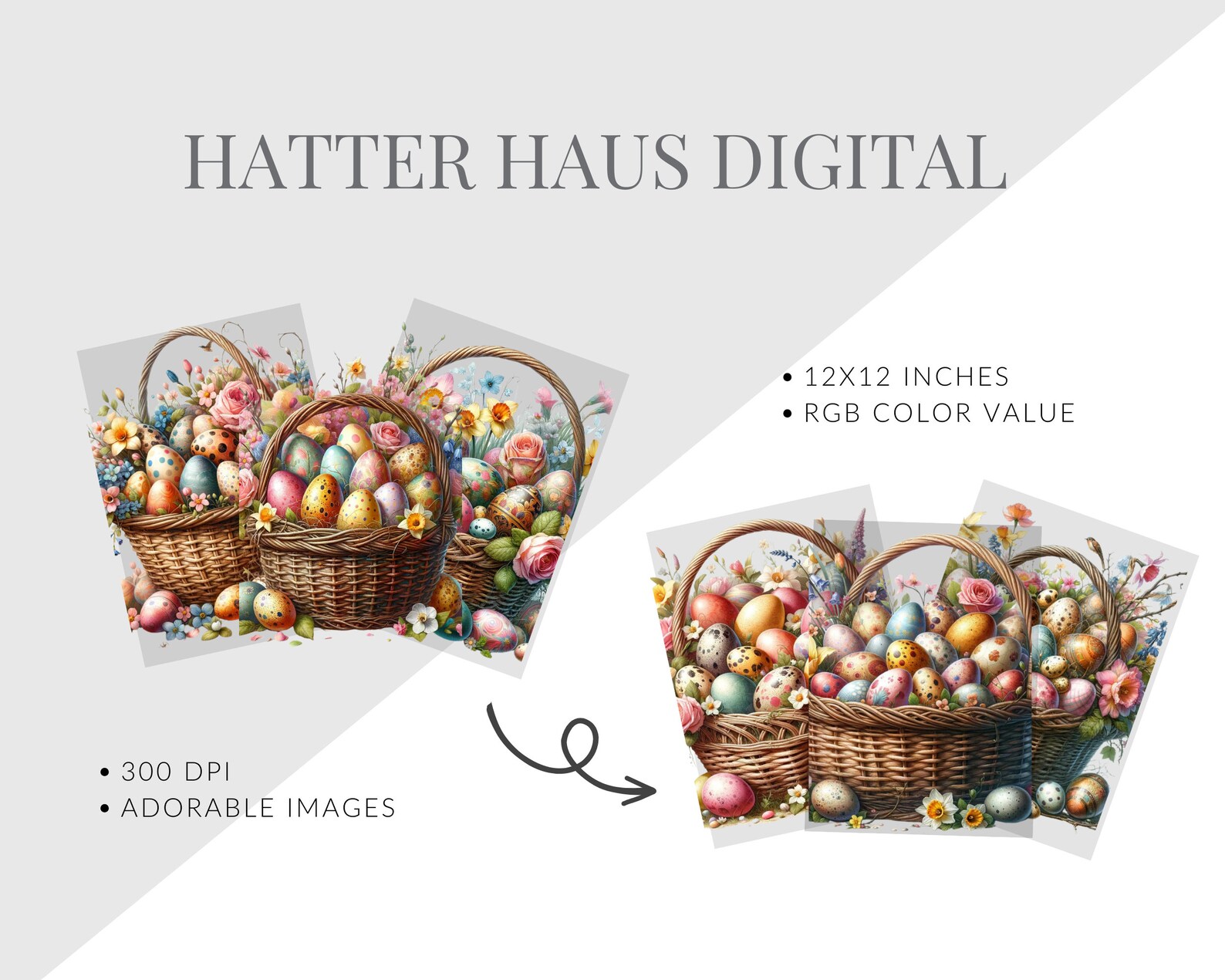 Watercolor Easter Eggs Clipart Pastel Easter Clip Art Easter Bunny ...
