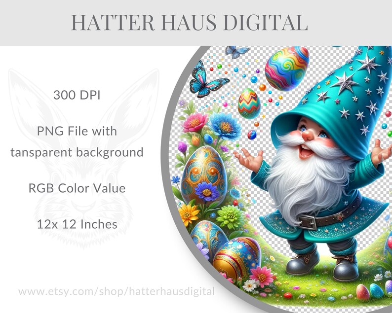 Easter Gnome PNG Clipart Easter Clipart Spring Gnome Clipart Easter Egg ...
