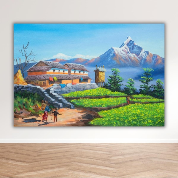 Villages in Nepal - Etsy UK