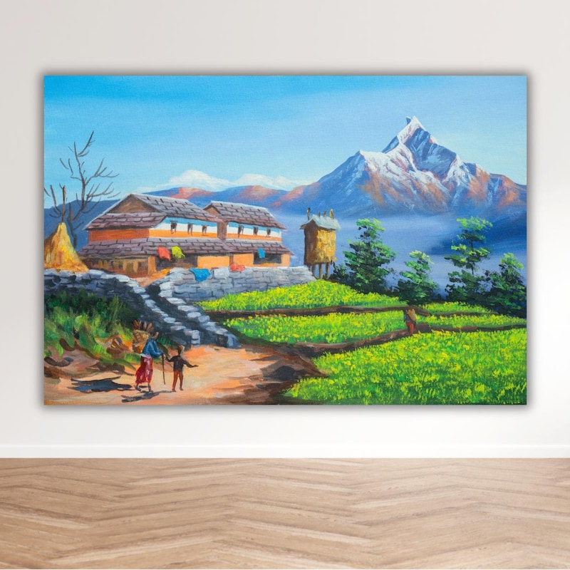 Villages in Nepal - Etsy UK