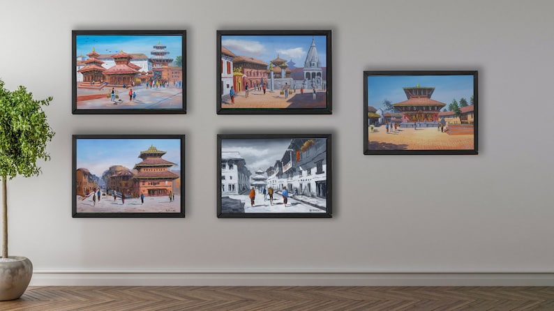 Collection of Traditional Monuments in Nepal - Etsy