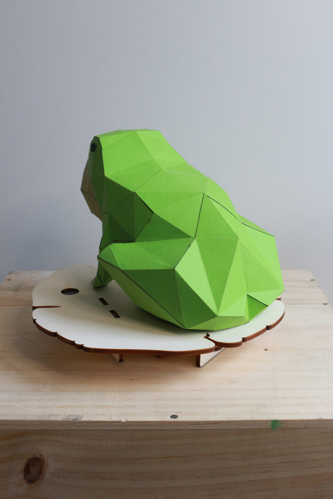 Diy Lamp Frog Papercraft Origami - Etsy