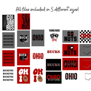 OHIO BUCKEYES SET of 20+ Prints Dorm Room Decor - Etsy