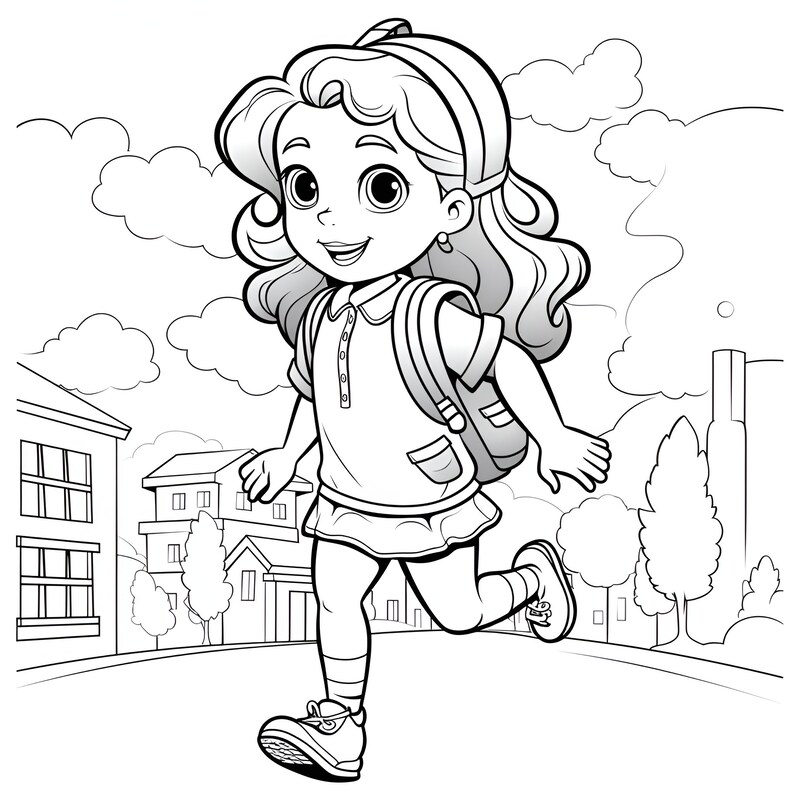 20 Back to School Coloring Pages Back-to-school Bonanza: 20 Interactive ...