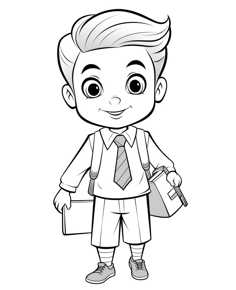 20 Back to School Coloring Pages Back-to-school Bonanza: 20 Interactive ...