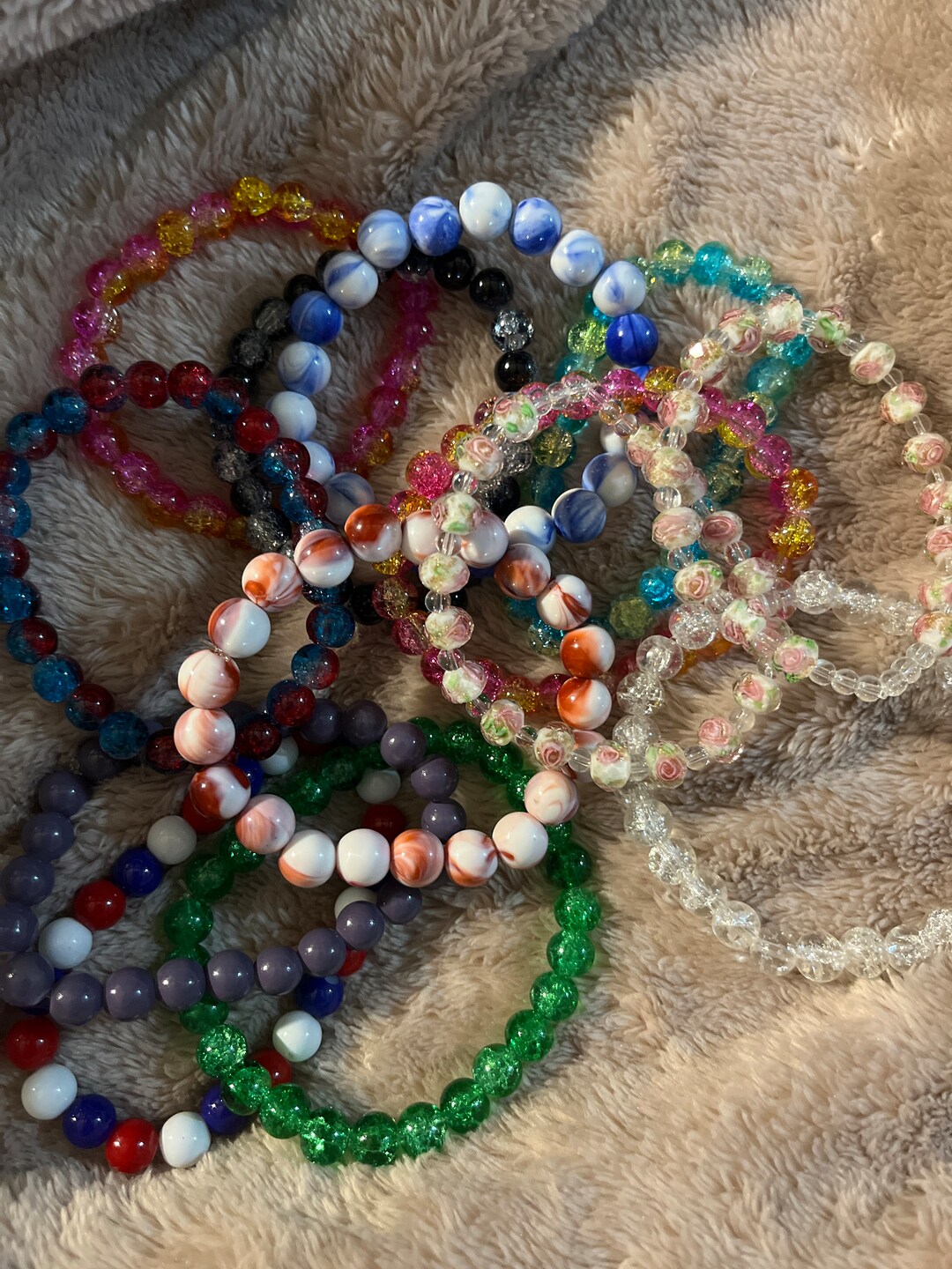 Handmade Beaded Bracelets - Etsy