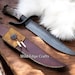 Handmade Old Farrier Rasp File Blade Hunting Bowie Knife | Stag Antler ...