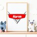 Cars Name Plaque SVG, Lightning Mcqueen Inspired Name Sign, Instant ...