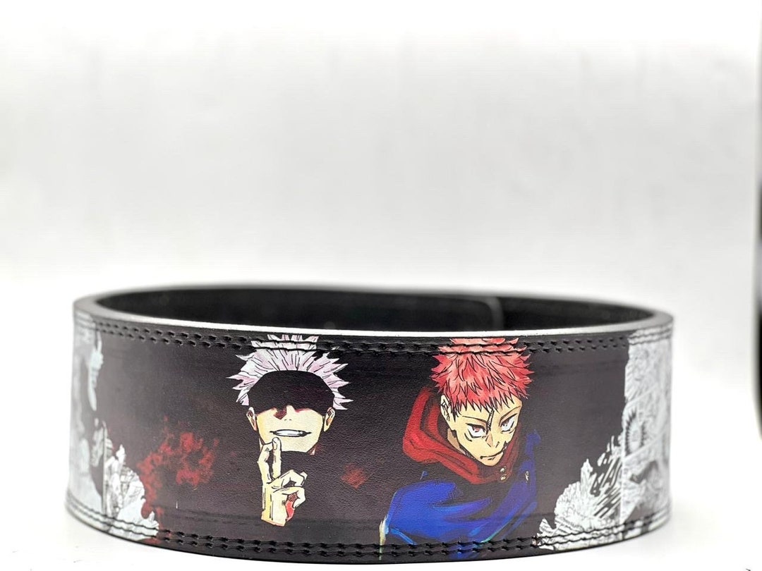 Toji Jujutsu Kaisen Leather Powerlifting Belt: 4" Wide, 10mm Thick - Etsy