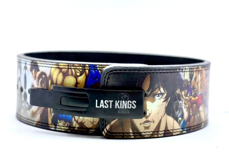 Baki Hanma Anime Leather Weightlifting Belt: 4" Wide, 10mm Thick - Etsy