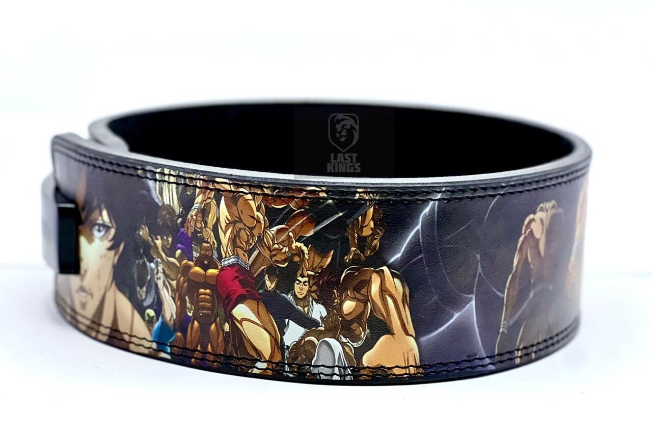Baki Hanma Anime Leather Weightlifting Belt: 4" Wide, 10mm Thick - Etsy