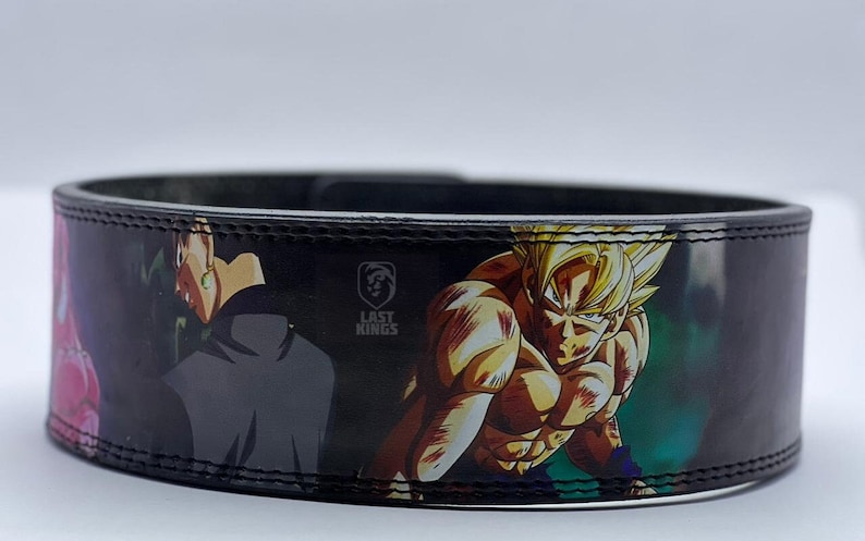 Goku Dragon Ball Z Powerlifting Anime Belt Qualityleather Belt - Etsy