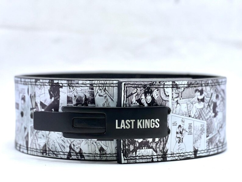 Toji Jujutsu Kaisen Powerlifting Anime Belt Qualityleather Belt 4" Wide ...