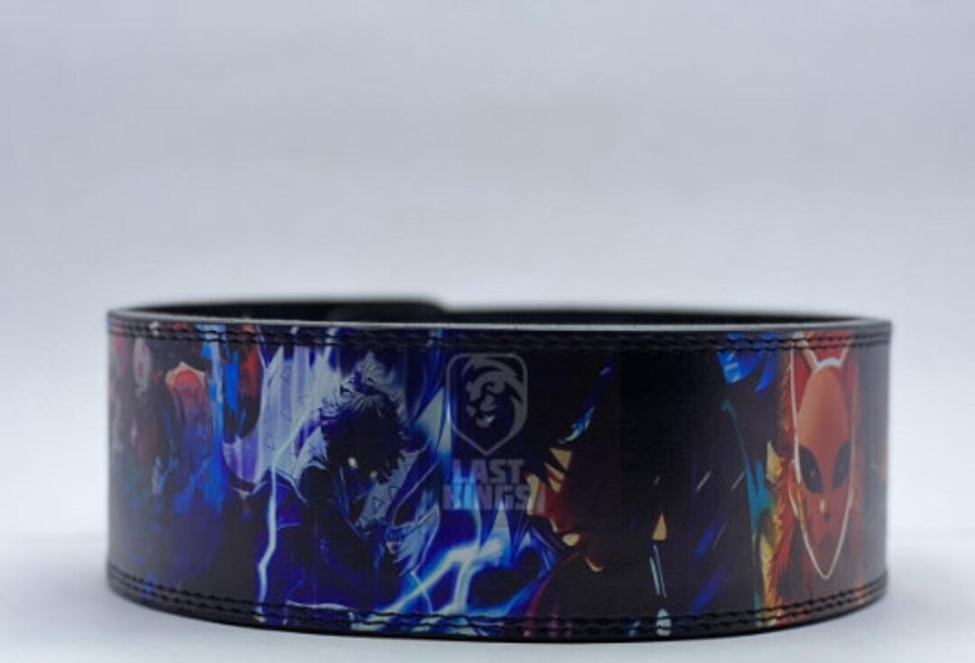 Demon Slayer Powerlifting Anime Belt Qualityleather Belt 4" Wide Heavy ...