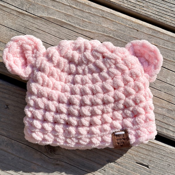 Chenille Baby Hat - Etsy