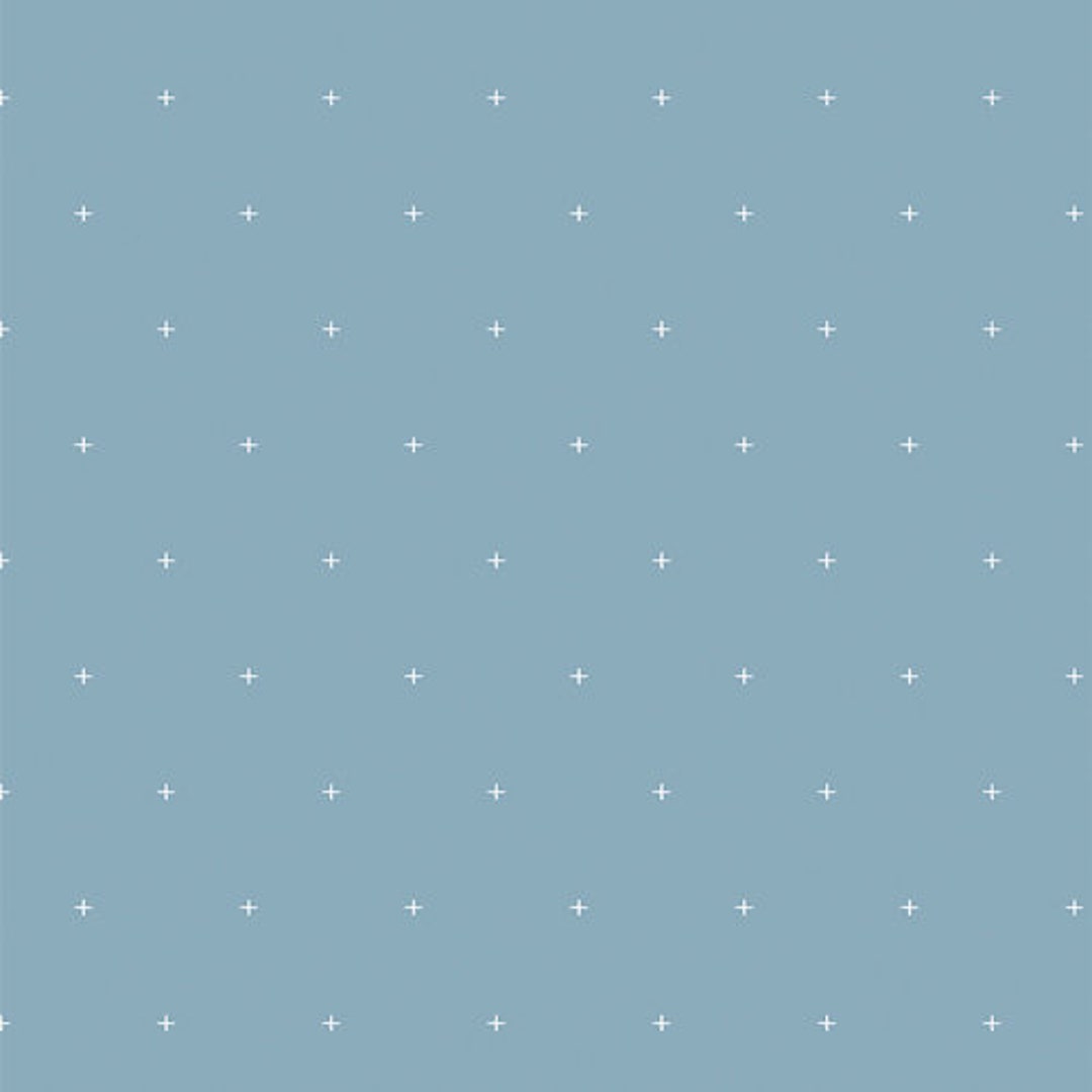 Handstitched Mist, True Blue Fabric Collection, Yardage, Art Gallery ...