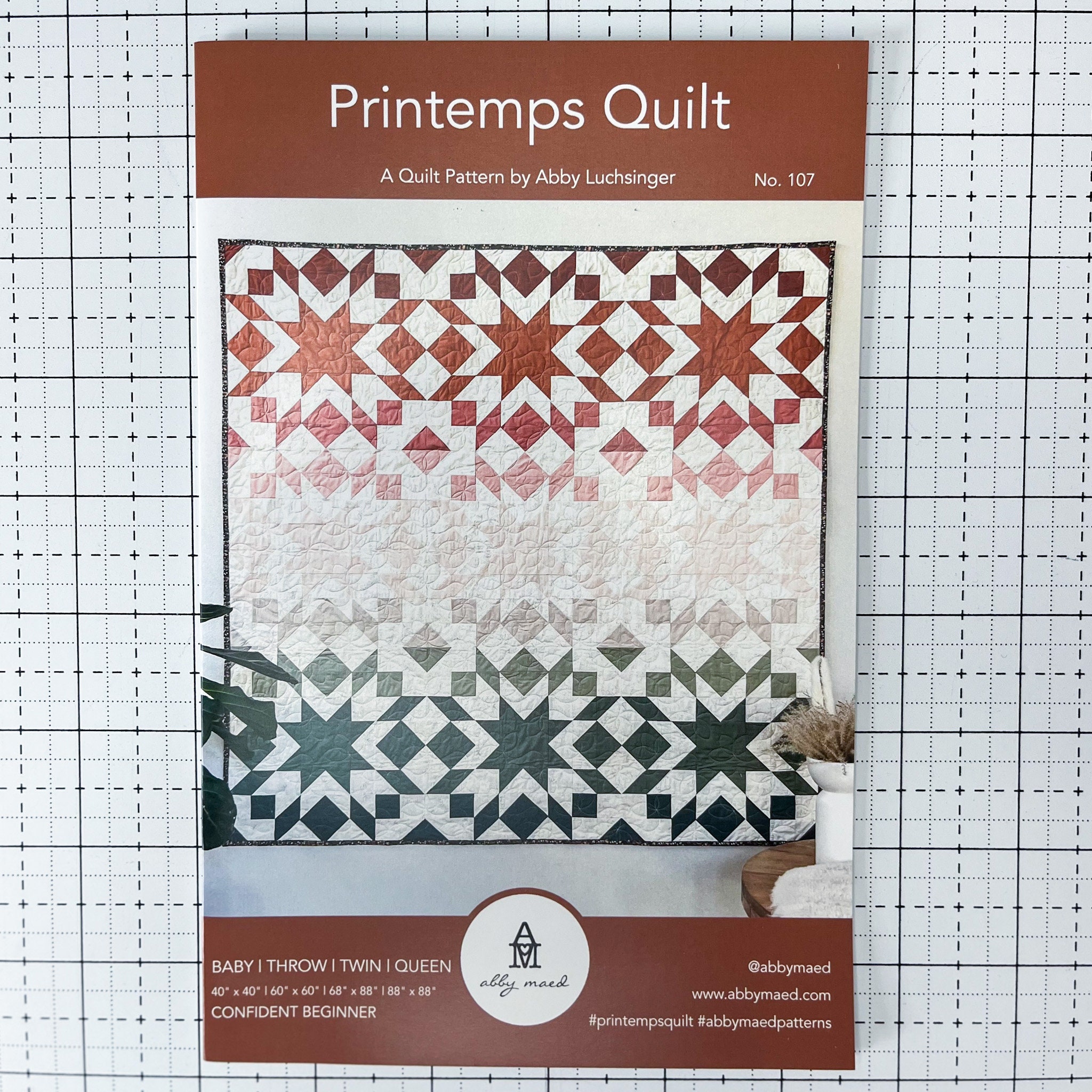 Printemps Quilt Pattern From Abby Maed Butterfly Quilt Fat - Etsy Printemps Quilt Pattern From Abby Maed Butterfly Quilt Fat - Etsy