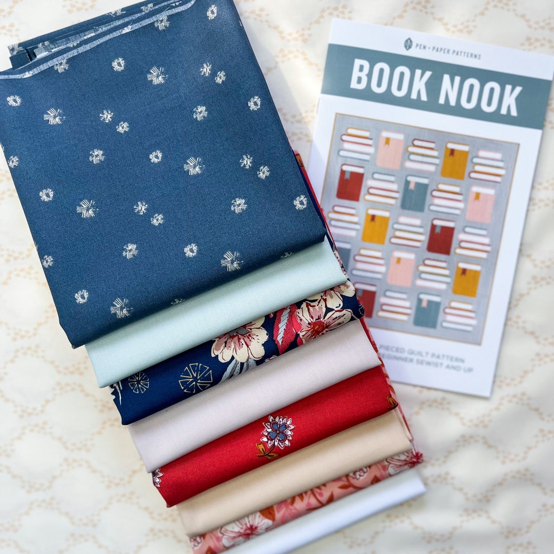 Quilt Kit Book Nook Pattern From Pen and Paper Patterns - Etsy