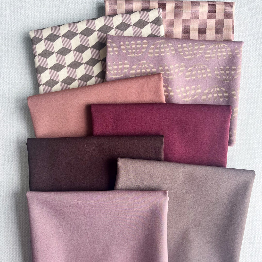Purple Fabric Stash Builder, Violet Fabrics, 1/4 Yard Bundle, Quilting ...