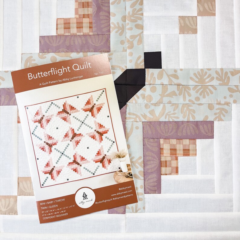 Butterflight Quilt Kit, Abby Maed Pattern, Butterfly Quilt, Duval ...