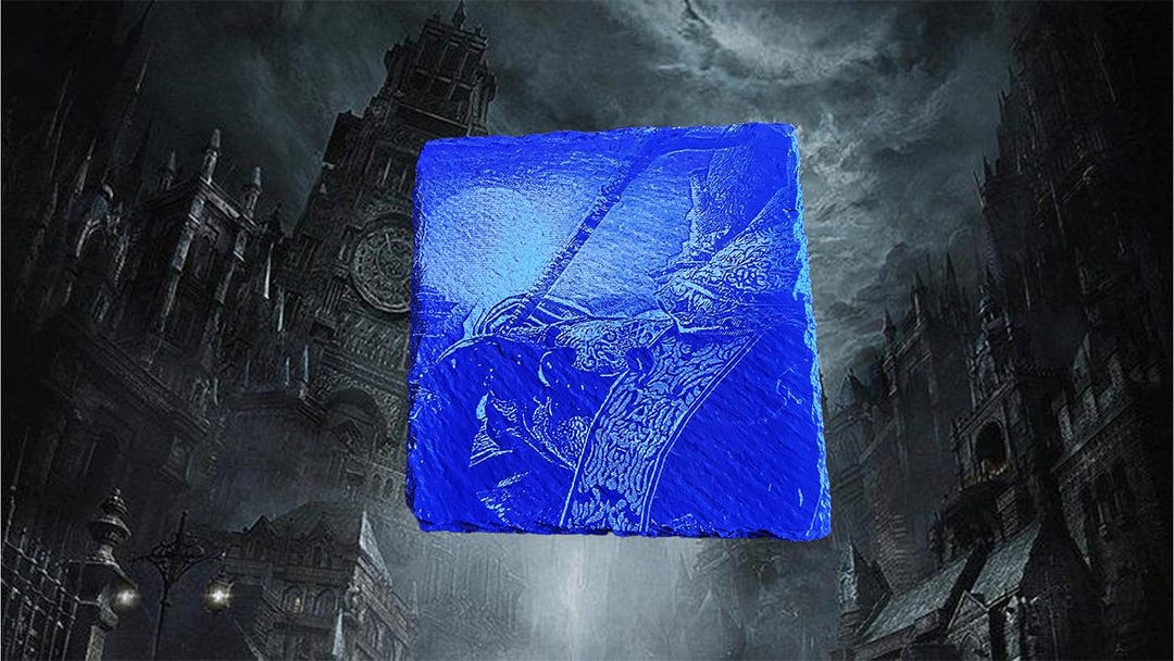 Bloodborne Master Willem Slate Coaster - Etsy