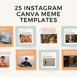 25 Instagram Meme Canva Templates, Funny Business Templates - Etsy