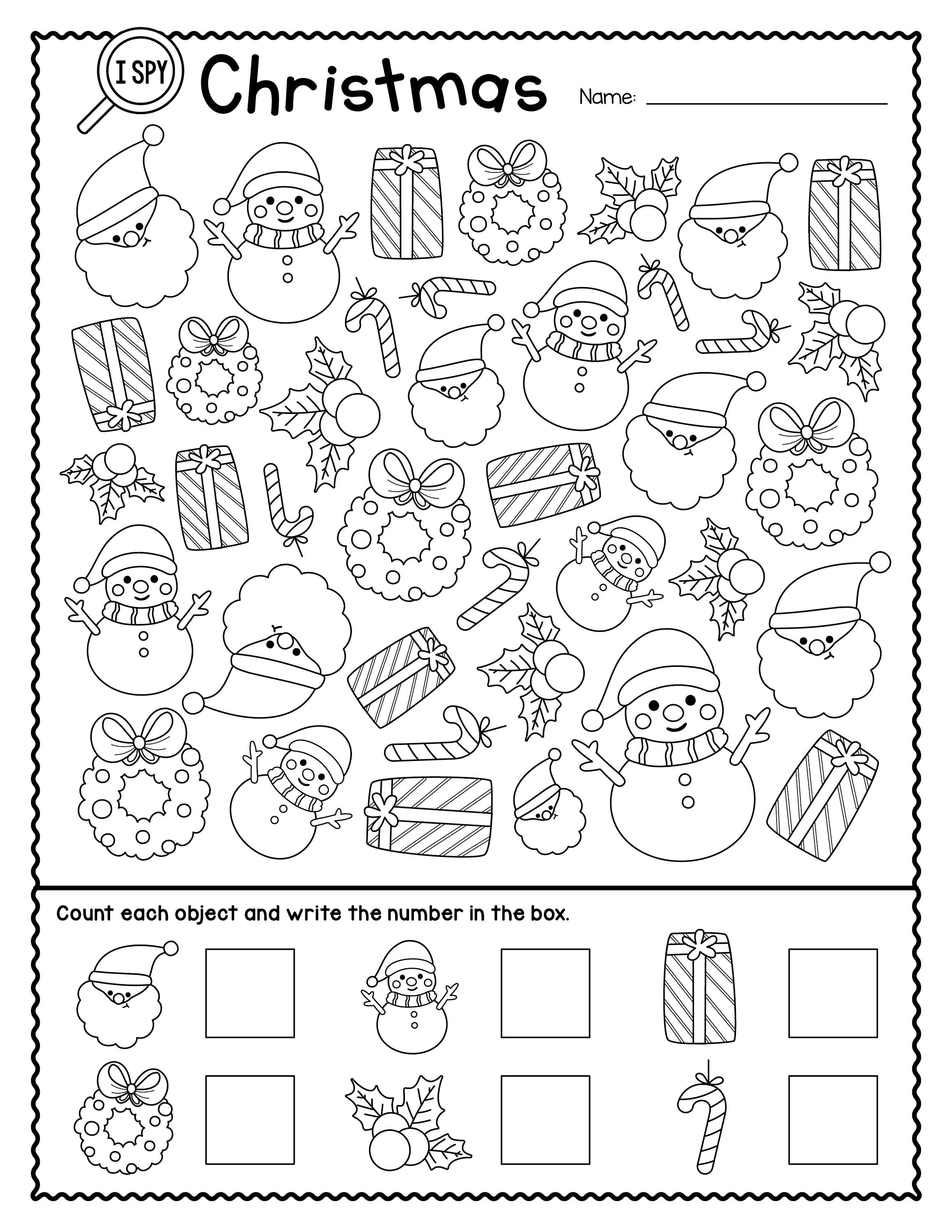 I Spy Christmas Activity Workbook, I Spy Christmas Activity Workbook ...