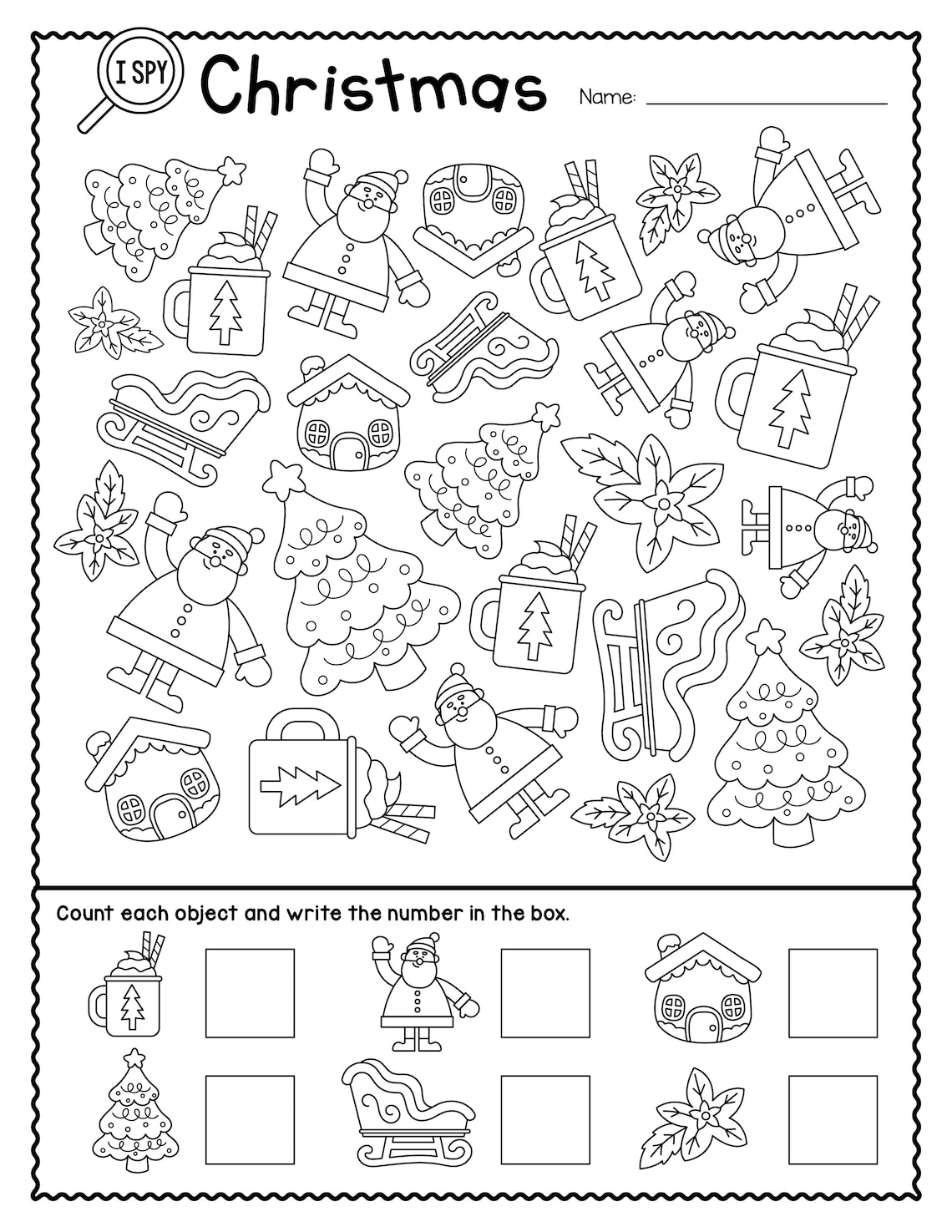 I Spy Christmas Activity Workbook, I Spy Christmas Activity Workbook ...