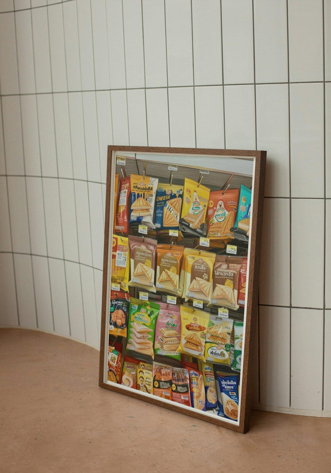 Thai 7-eleven Snacks Art Print: Retro Convenience Store Nostalgia ...