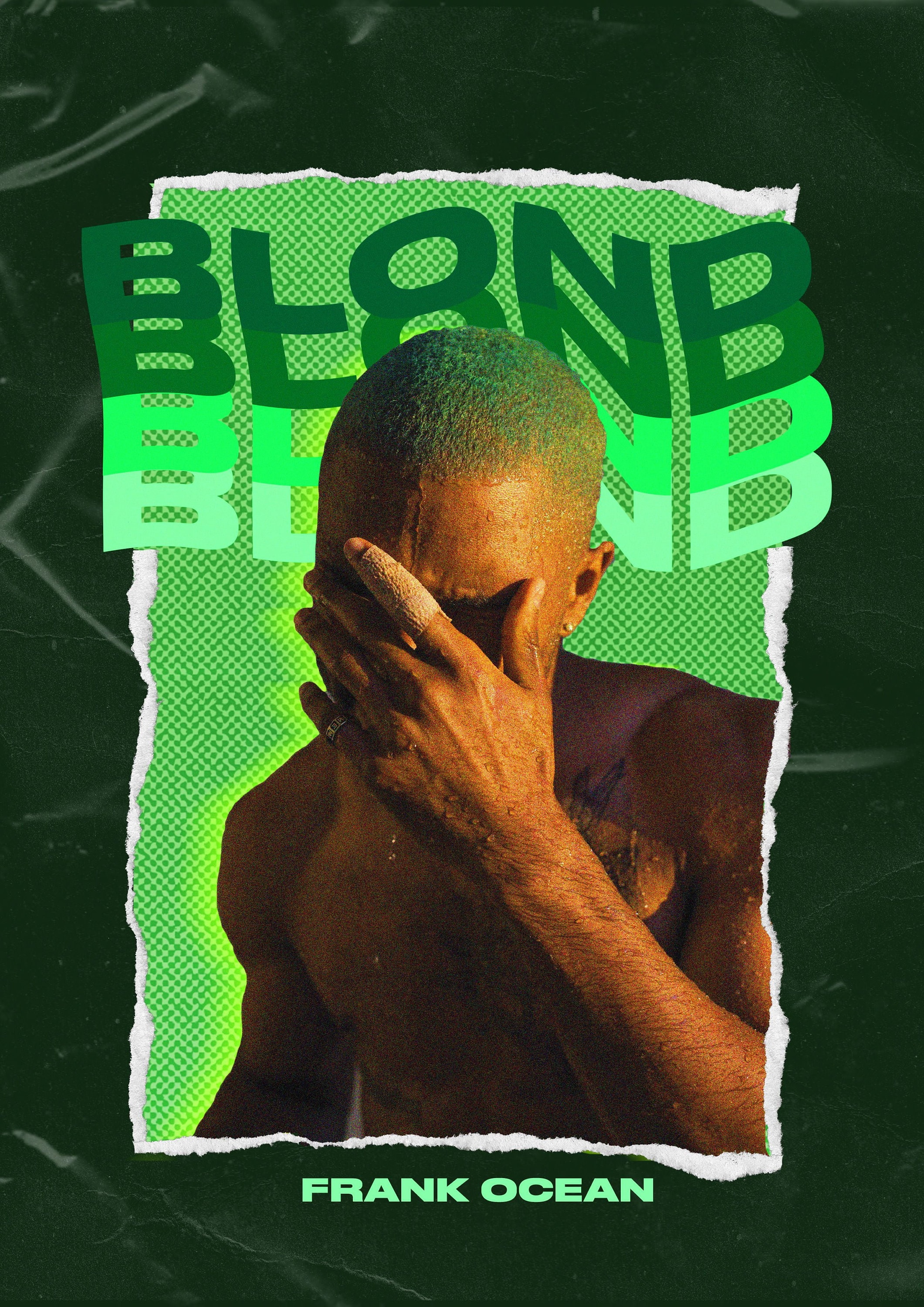 Shop Ready To Print Frank Ocean 'Blonde' Album Cover Poster sold by ...