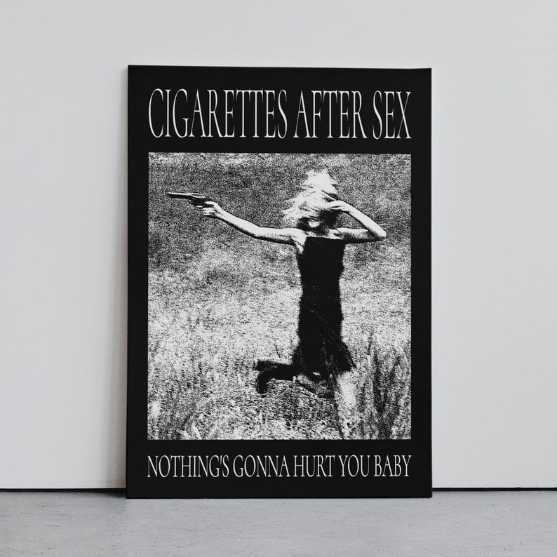 Cigarettes After Sex Poster Music Wall Art Band Cover Graphic